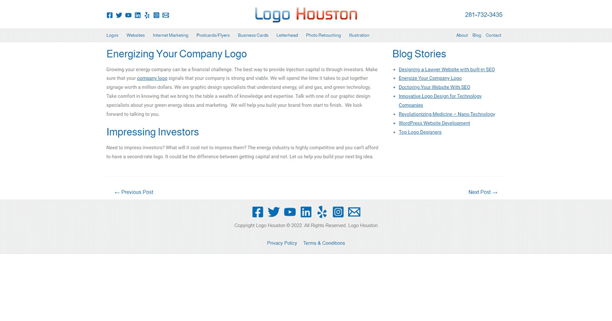 Energy Company Logo Design - Logo Houston